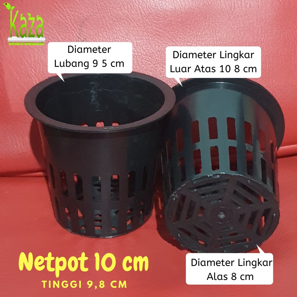 Jual Netpot Hitam Jaring 10 cm Hidroponik Dutch Bucket System | Shopee ...
