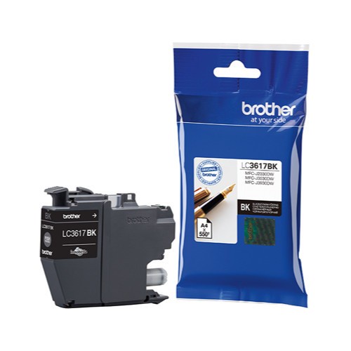 Jual Cartridge Tinta Brother LC3617BK LC-3617 BK BLACK Printer J3530DW ...