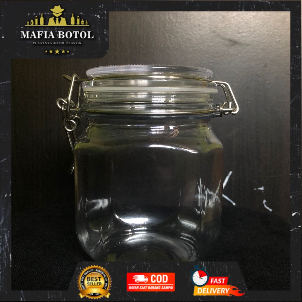 Jual TOPLES PLASTIK JAR MADU 750 ml 1 kg super tebal KEDAP UDARA TUTUP ...