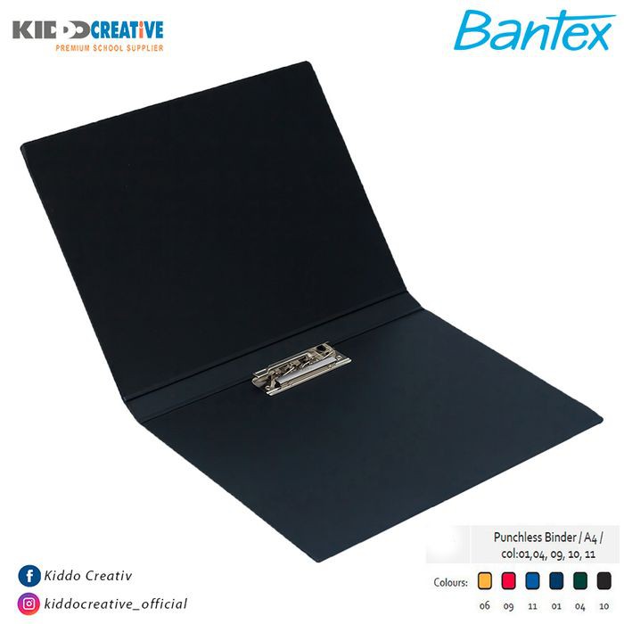 Jual BANTEX CLIP PUNCHLESS BINDER A4 / FOLIO | Shopee Indonesia