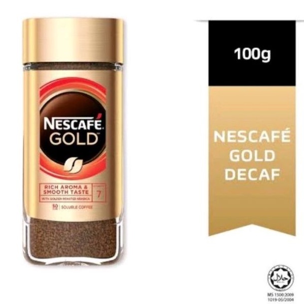 Jual READY STOCK Nescafe gold decaf rich and smooth pure soluble coffee ...