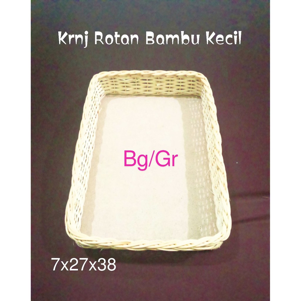 Jual Keranjang Rotan Bambu Kecil | Shopee Indonesia