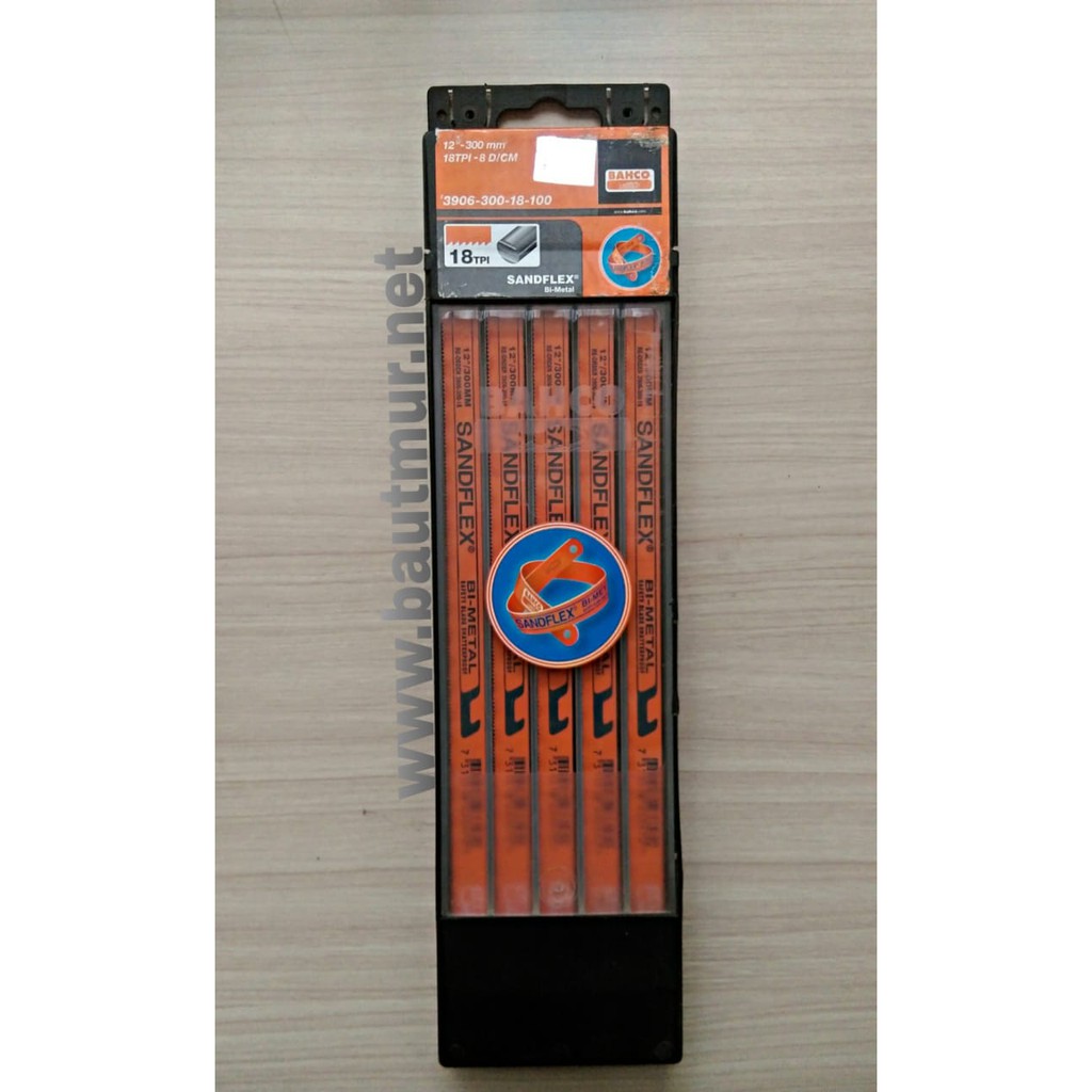 Jual Mata Gergaji Besi Sandflex Bahco 12 inch 18 TPI | Shopee Indonesia