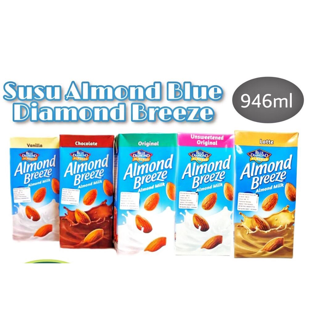 Jual Susu Blue Diamond Almond Breeze 946 ML | Shopee Indonesia
