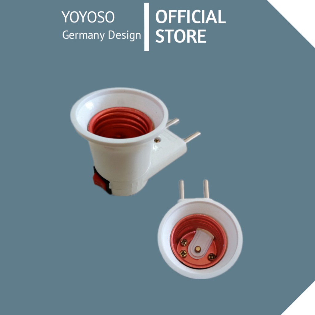 Jual Fitting Lampu Colokan Switch Socket Fitting Lampu Tidur + Saklar ...