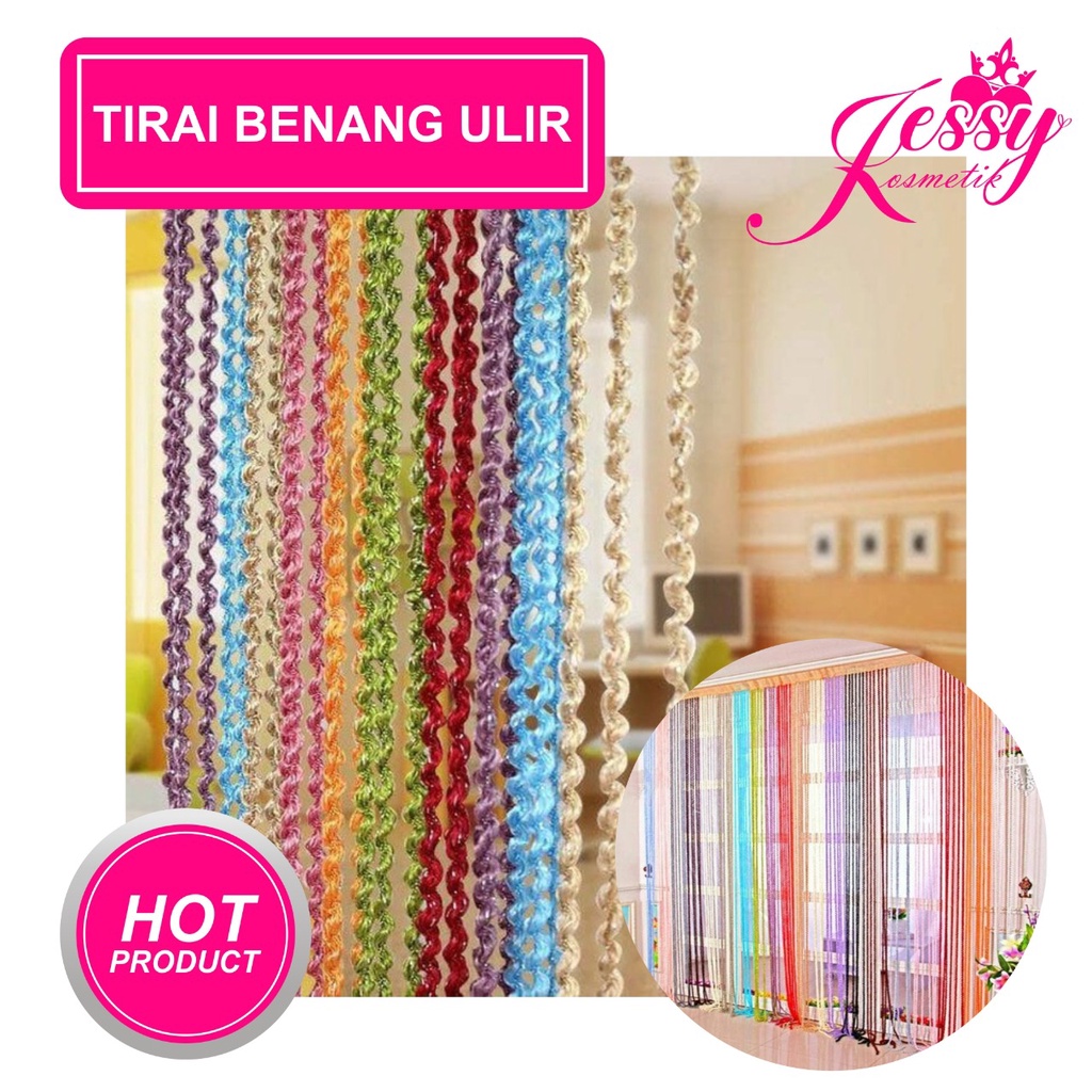 Jual H180 | Tirai Benang Ulir / Tirai Benang Pintu dan Jendela Aneka ...