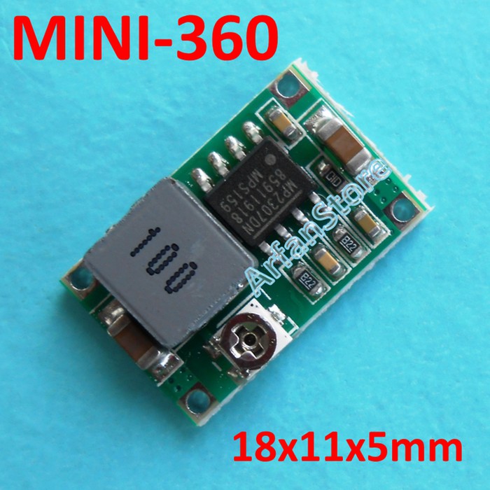 Jual Super Mini 360 Module Ultra Small LM2596 DC Buck Step Down ...