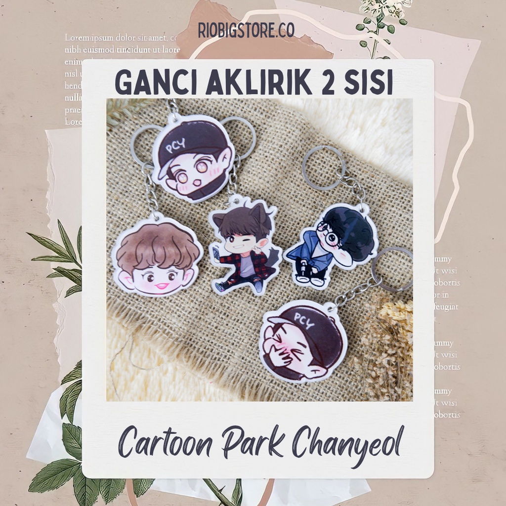Jual [ CHANYEOL EXO ] Gantungan Kunci Akrilik Ganci EXO Park Chanyeol ...