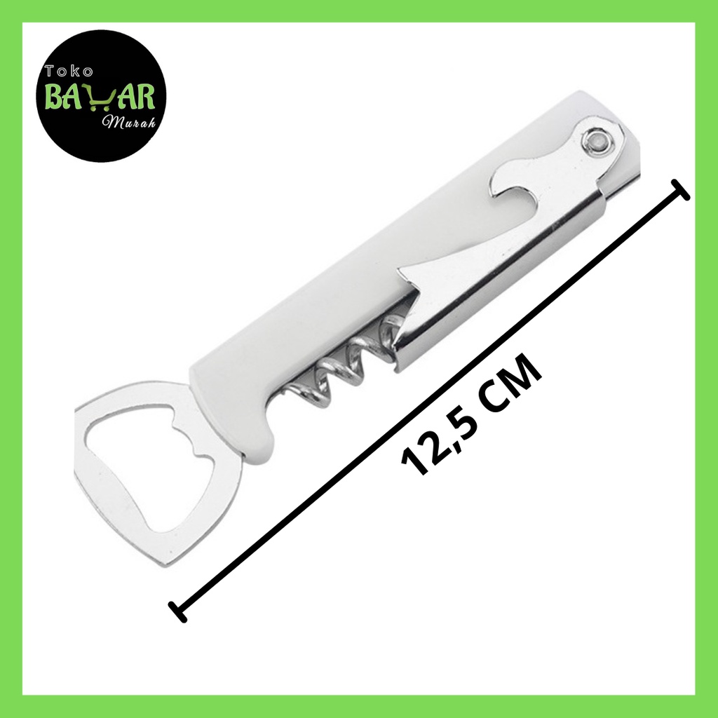Jual Alat Pembuka Botol / Bottle Opener / Pembuka Botol Wine / Alat ...