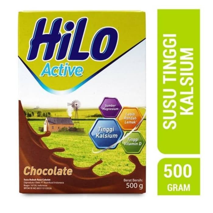 Jual Hilo Active Chocolate Minuman Kesehatan [500 gr] | Shopee Indonesia