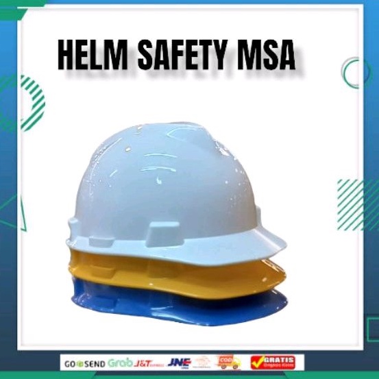 Jual Helm Safety Merk MSA Lokal Fastrack plus Dagu warna Putih | Shopee ...