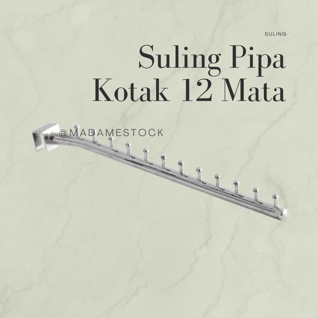 Jual Suling Pipa Kotak 12 Mata / Cantolan Seruling SPK | Shopee Indonesia