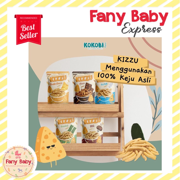 Jual KOKOBI KIZZU KIDS FRIENDLY CHEESE STICK 60GR | Shopee Indonesia