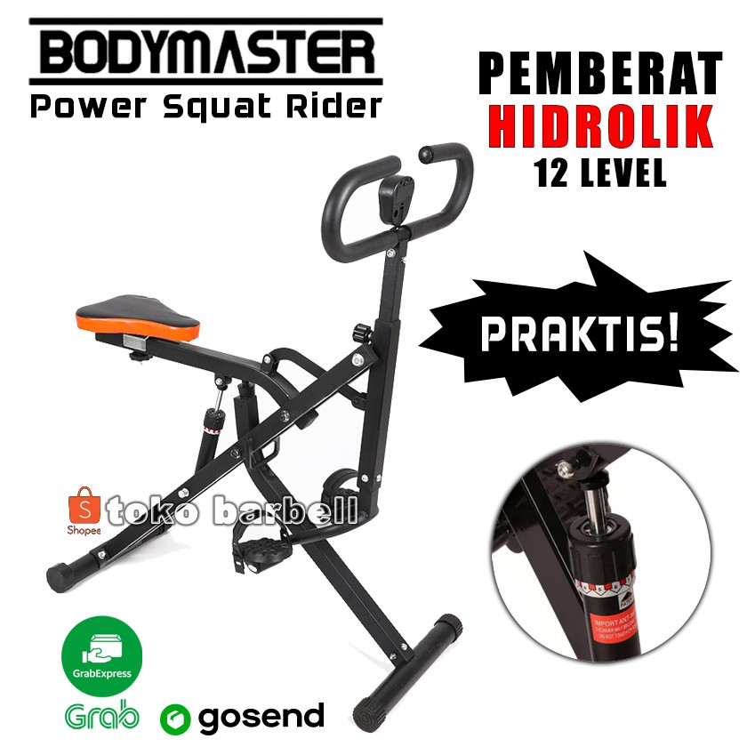 Jual Body Crunch Power Squat Rider Horse Total Hit Abdominal Excider ...