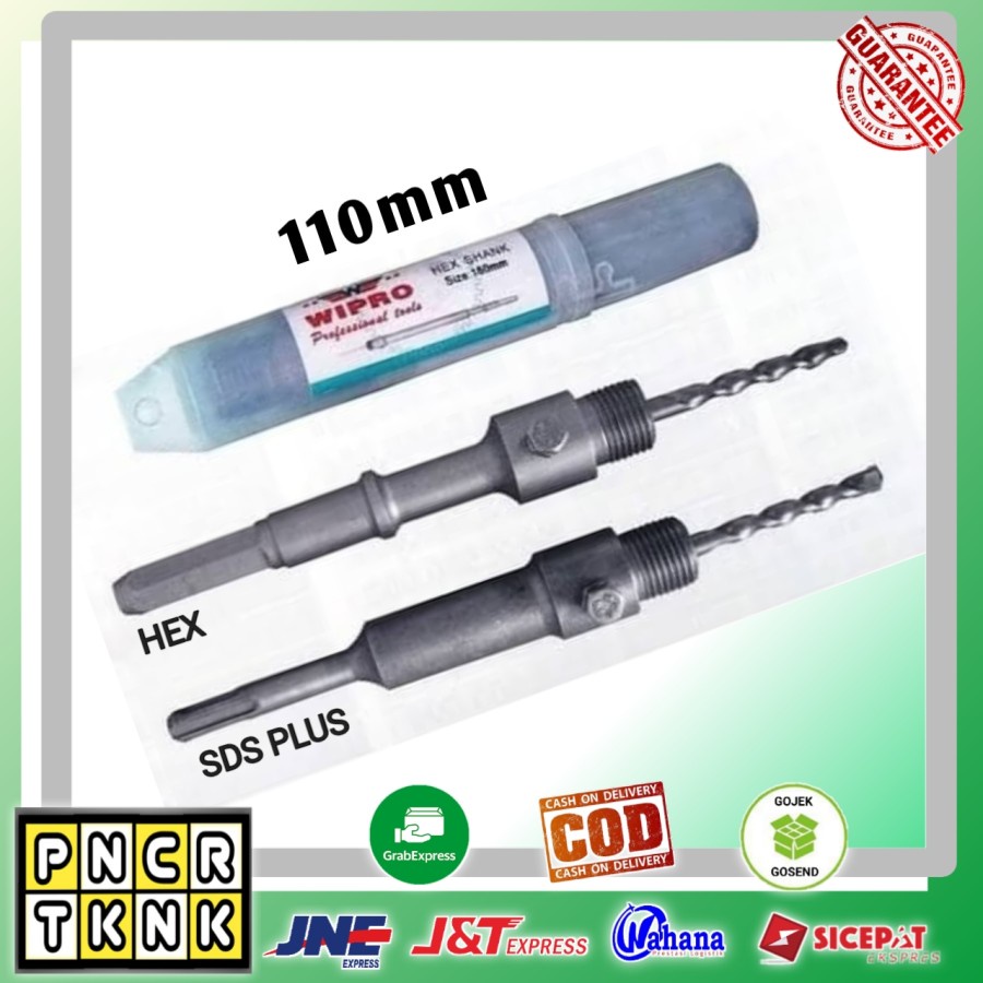 Jual Connecting Konektor Penyambung Mata Bor Hole Saw Hex Shank 110mm ...