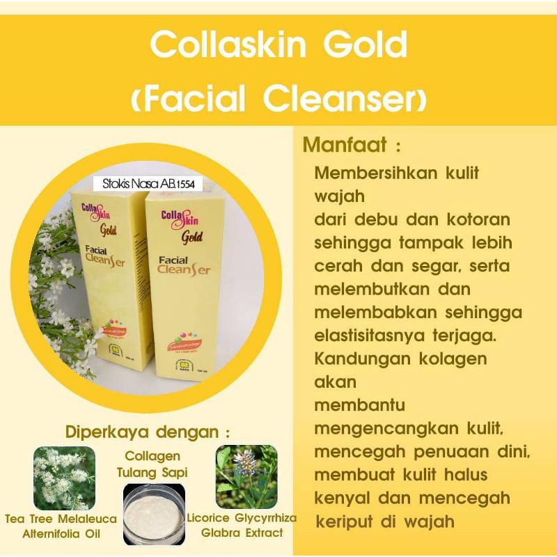 Jual Collaskin Gold (Facial Cleanser) | Shopee Indonesia