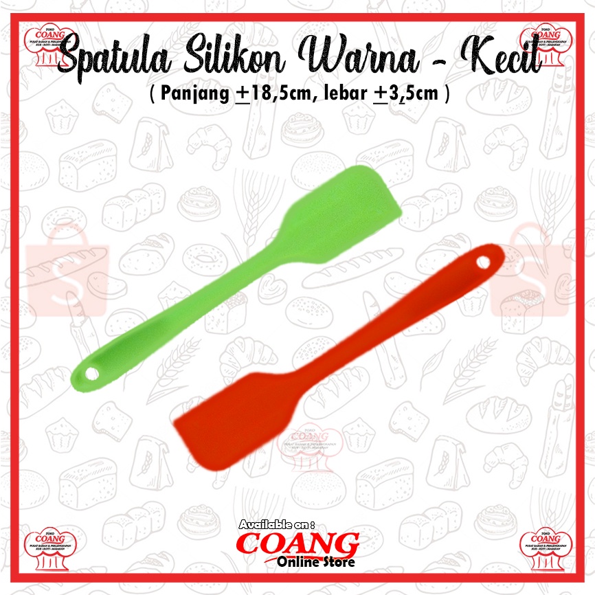 Jual SPATULA SILICONE WARNA KECIL (1 PCS) | Shopee Indonesia