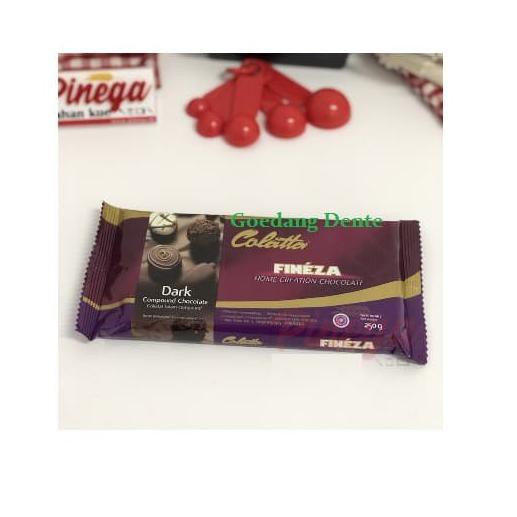 Jual Coklat Batang |Colatta Fineza Dark Compound Chocolate 250 | Shopee ...