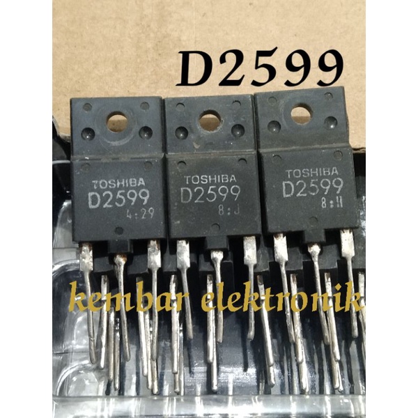 Jual Transistor horizontal Tr D2599 Horizontal cabutan ORI Original ...