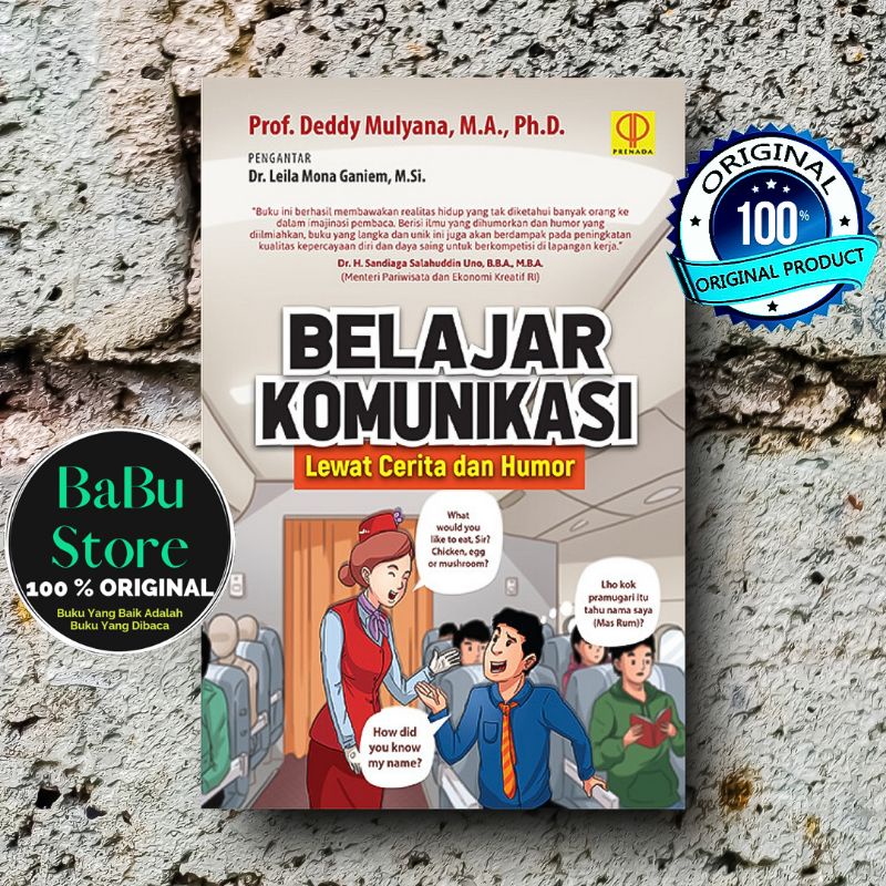 Jual Buku BELAJAR KOMUNIKASI Lewat Cerita dan Humor - Deddy Mulyana ...