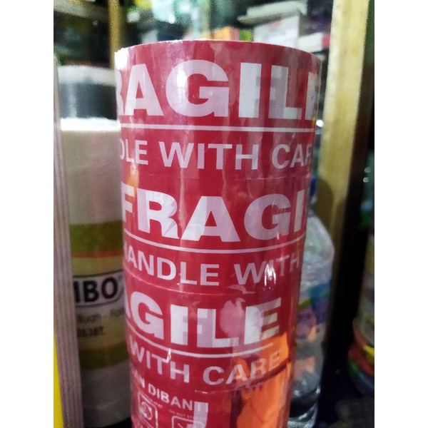 Jual Lakban Fragile/Lakban Packing/Solasiban Fragile | Shopee Indonesia