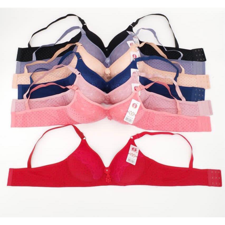 Jual BH RUMI X TOYAZI 8696 | Bh Bra Busa MOTIF BINTIK JUMBO KAIT 3 ...
