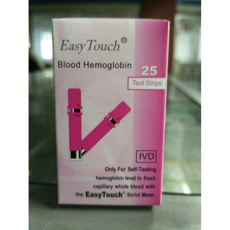 Jual strip Hemoglobin EasyTouch / stik Hemoglobin / strip Hb | Shopee ...