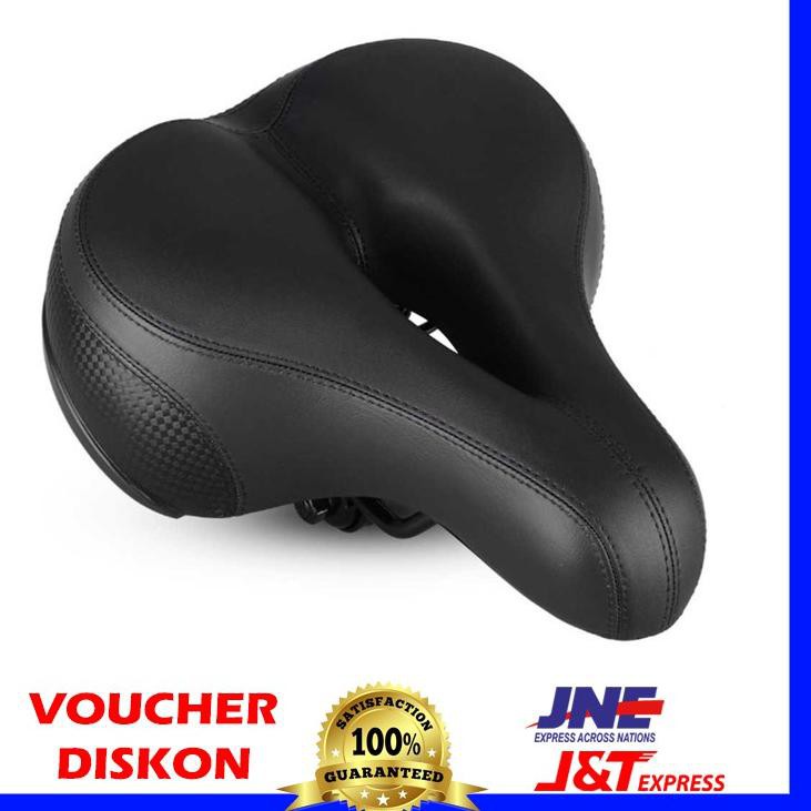Jual Jok Sadel Sepeda Besar Lebar Empuk - Absorber Reflective Big Butt ...