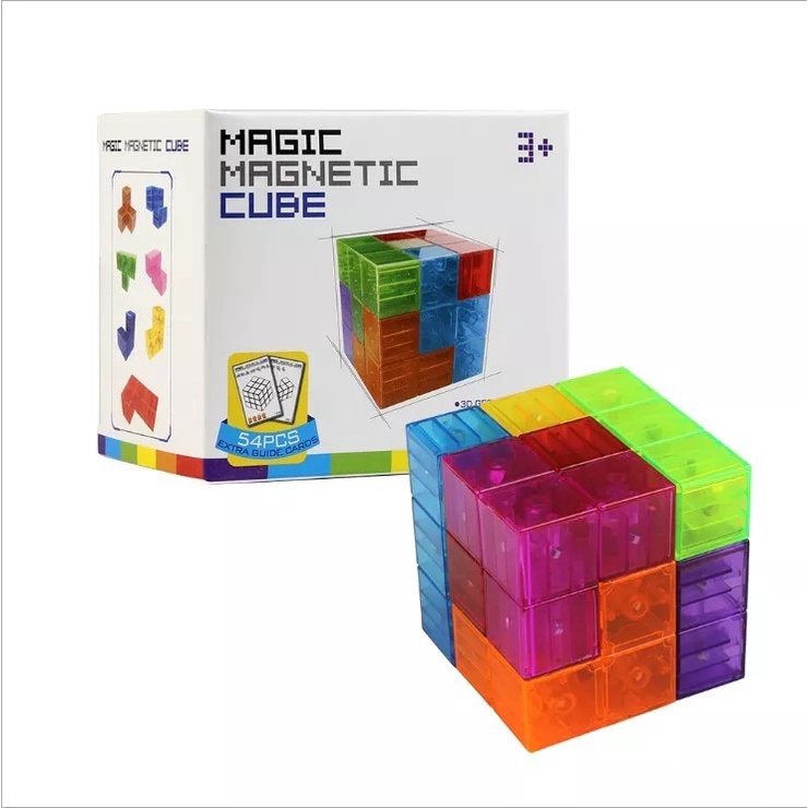 Jual Magic Magnetic Cube Mainan Rubik Magnet | Shopee Indonesia