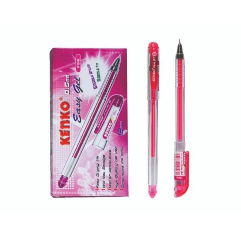 Jual Pulpen Kenko Easy Gel 0.5mm ( 1pak/12pcs ) | Shopee Indonesia
