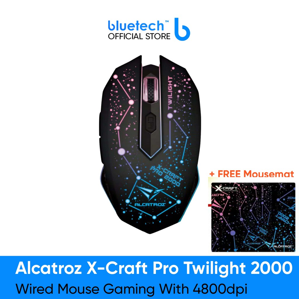 Jual Mouse Terbaik 2020 Alcatroz Mouse X-Craft Pro Original Produk ...