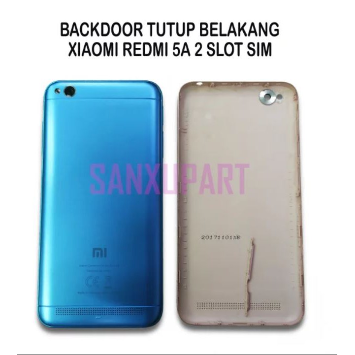 Jual BACKDOOR - BACK CASING - HOUSING REDMI 5A 2 SLOT SIM | Shopee ...