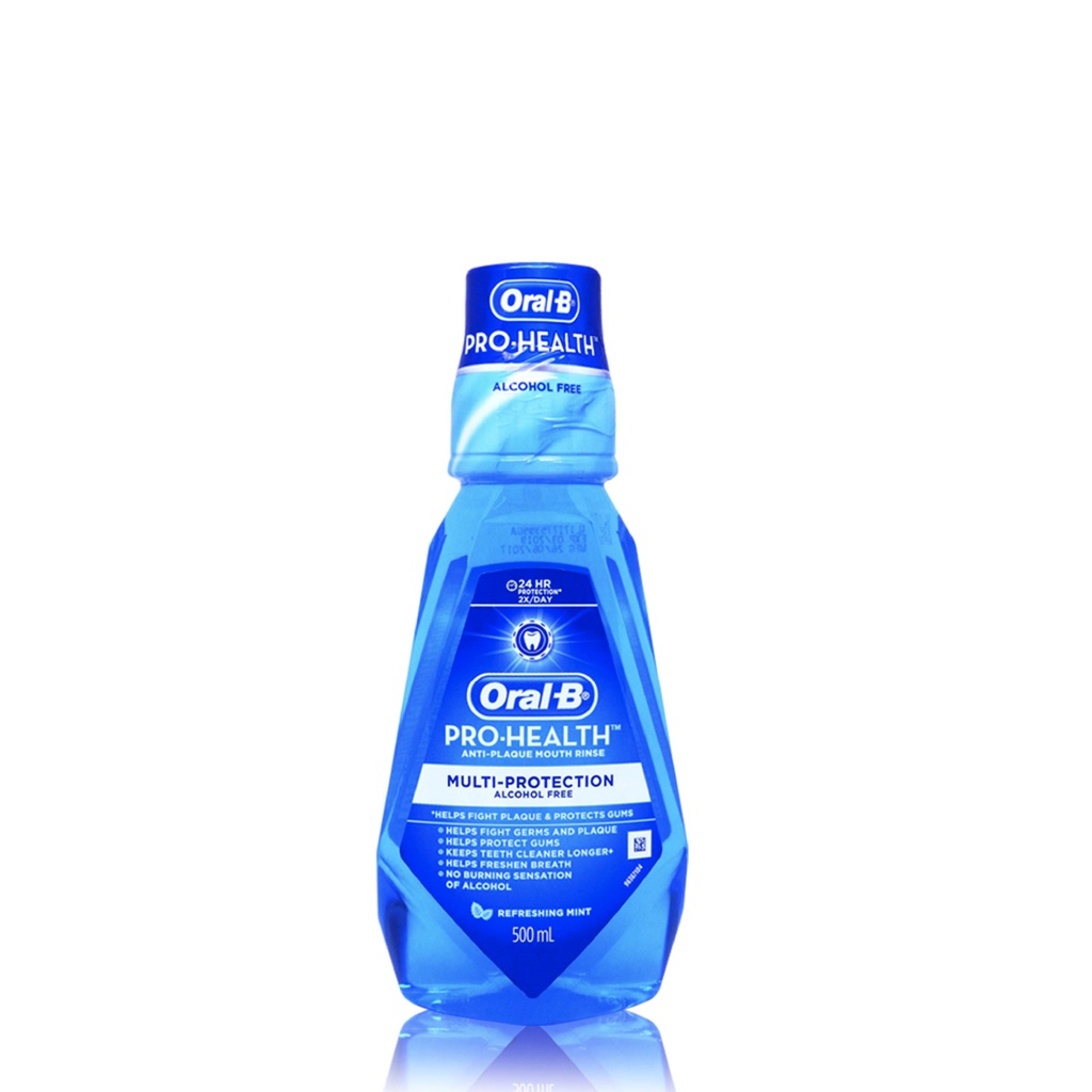 Jual Oral-B Deep Clean 0% Alcohol Anti Plaque Mouth Rinse Bilas Mulut ...