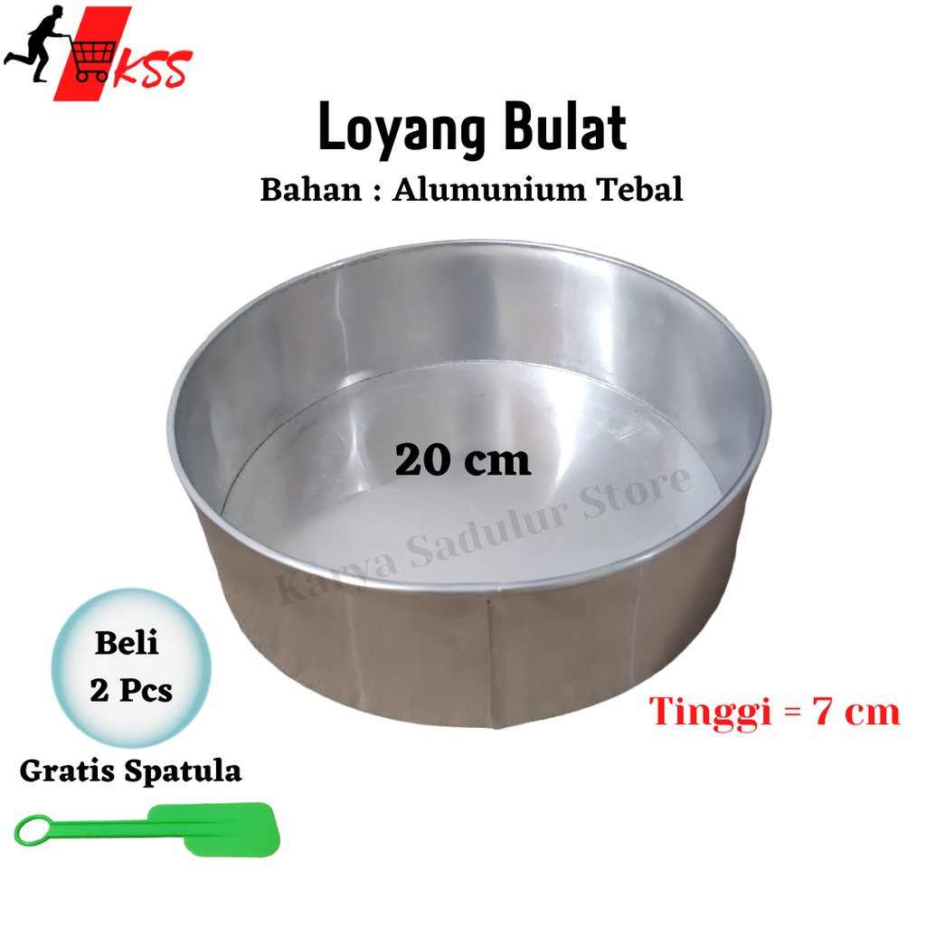 Jual LOYANG BOLU BULAT 20 CM TINGGI 7 / LOYANG BULAT UKURAN 20 CM ...