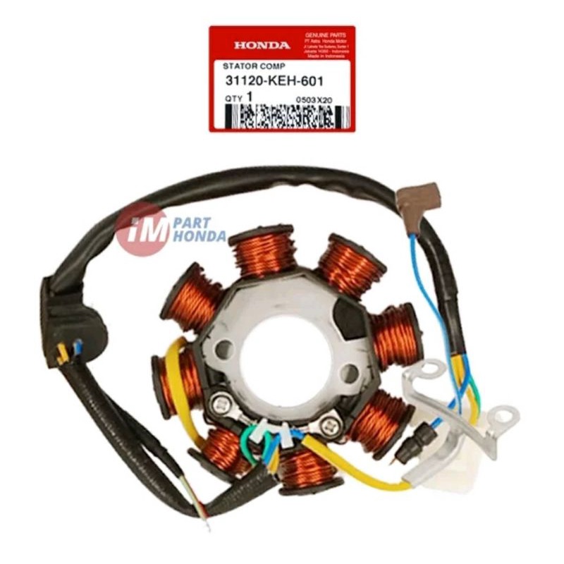 Jual spul spull spol spoll stator comhonda Megapro 2006-2009 Primus original | Shopee Indonesia