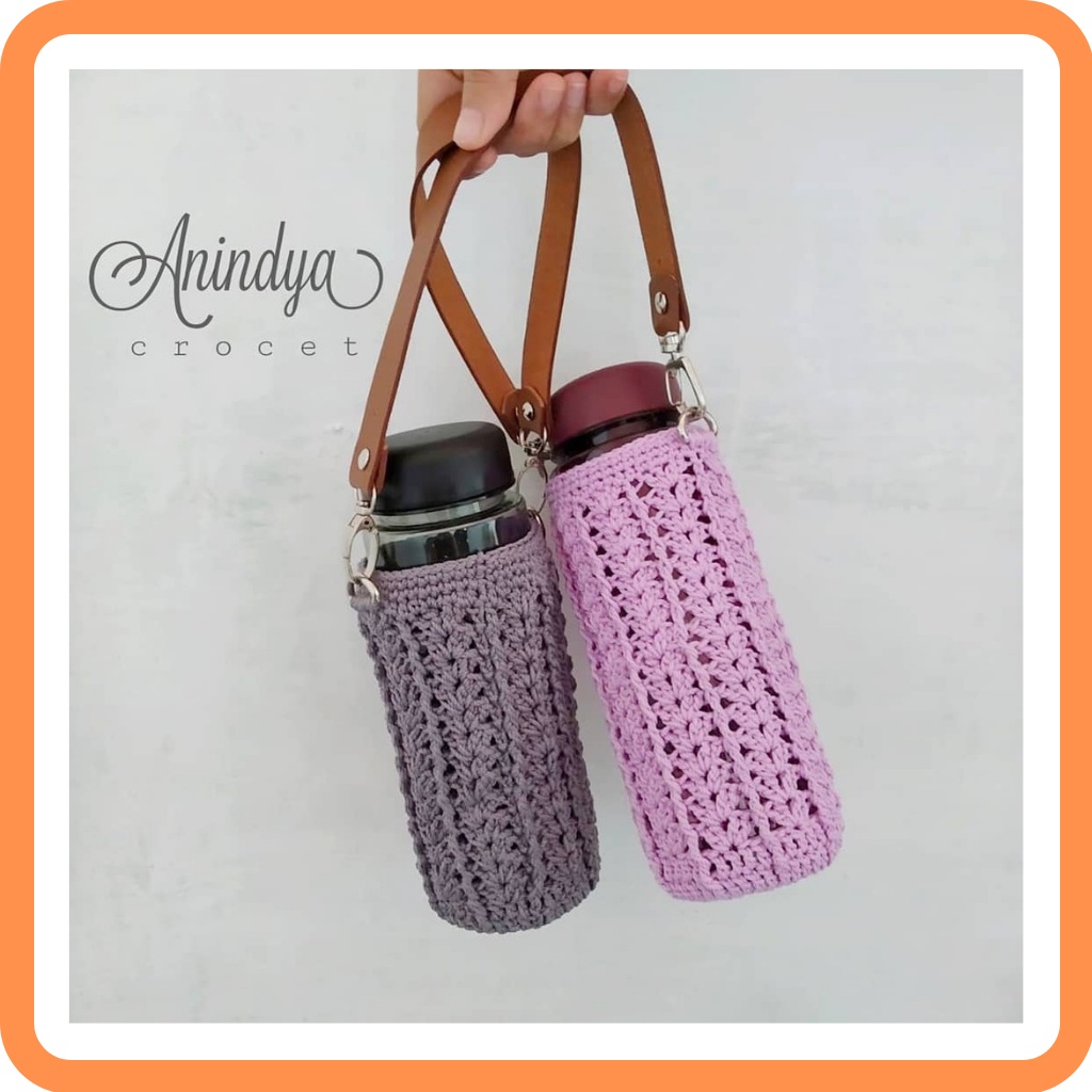 Jual COVER BOTOL RAJUT ANINDYA CROCHET / SARUNG BOTOL MINUM RAJUT ...