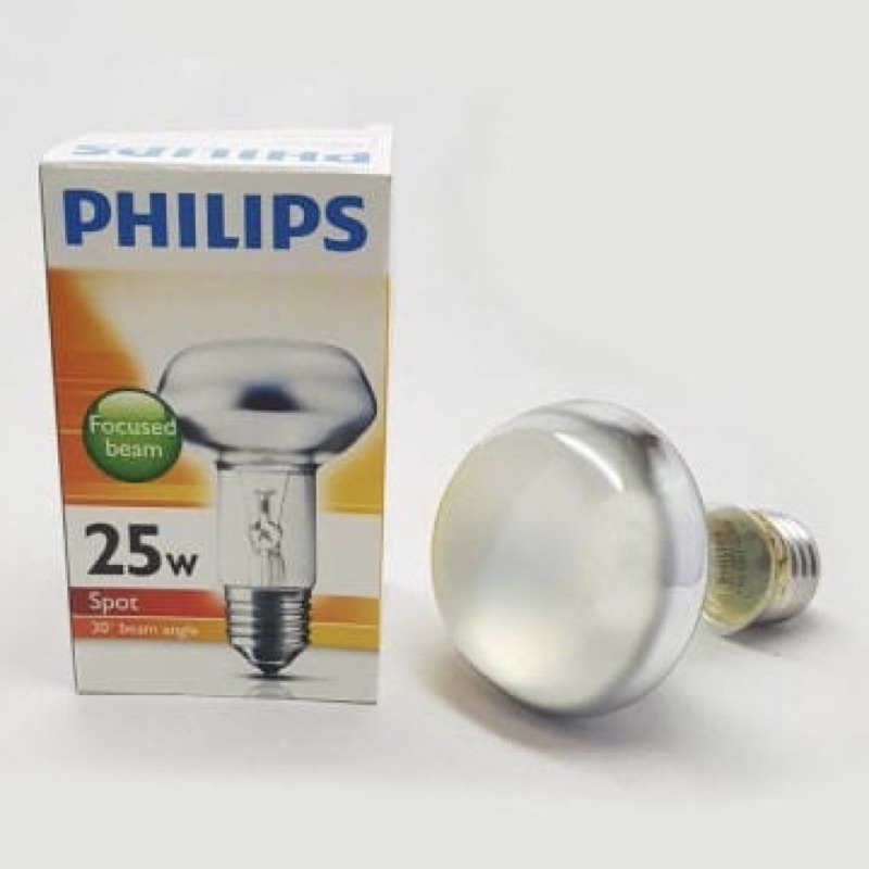 Jual Lampu Philips Spot 25w / 40w / 60w Penghangat Ayam Philips Spotone 30° Beam Angle | Shopee ...