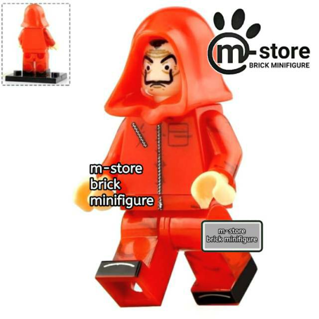 Jual brick money heist the house of paper la casa de papel mini toy ...