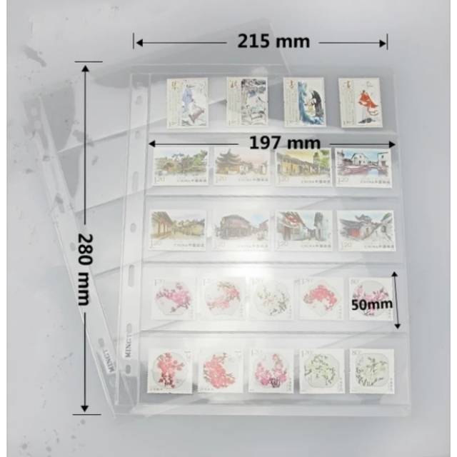 Jual Refill transparan Strip 5 untuk uang kertas dan perangko | Shopee ...