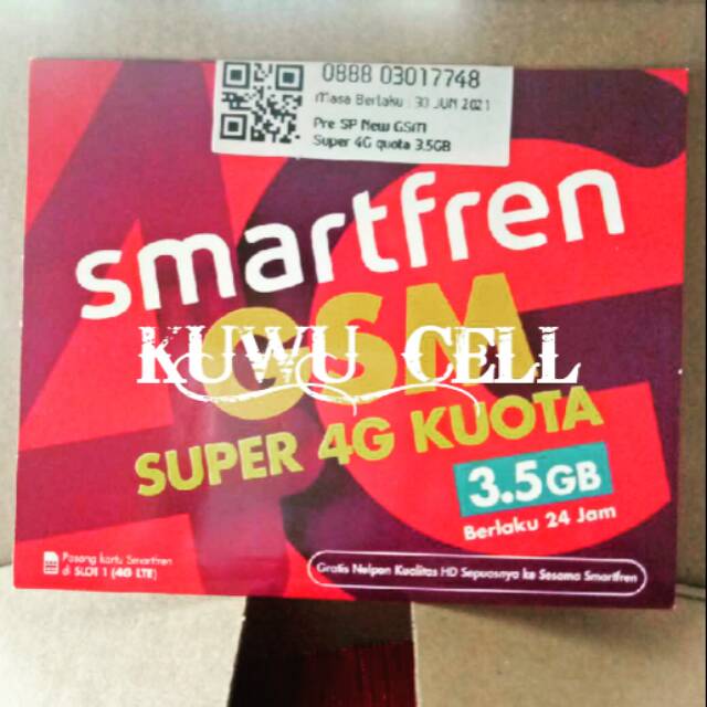 Jual Kartu Perdana Smartfren Modem & Handphone Super 4G Kuota Smartfren ...
