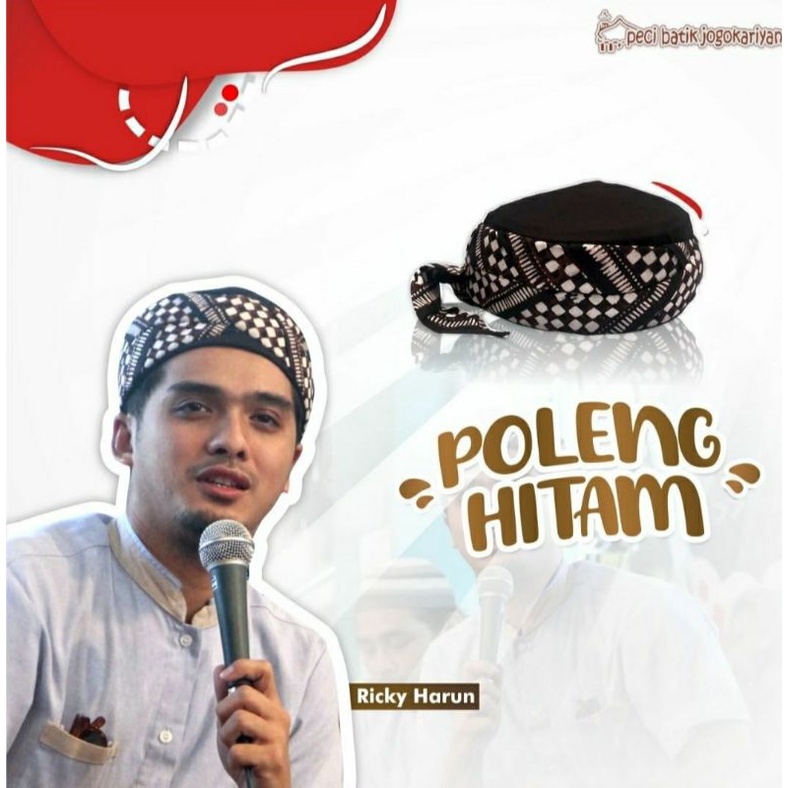 Jual Peci Batik Jogokariyan (Motif Poleng) | Shopee Indonesia