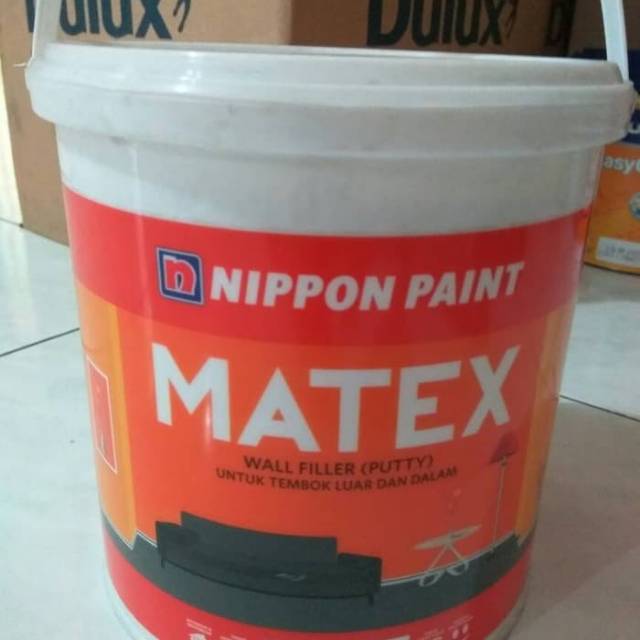 Jual Plamir Plamur Dempul Tembok Matex Galon 4kg | Shopee Indonesia
