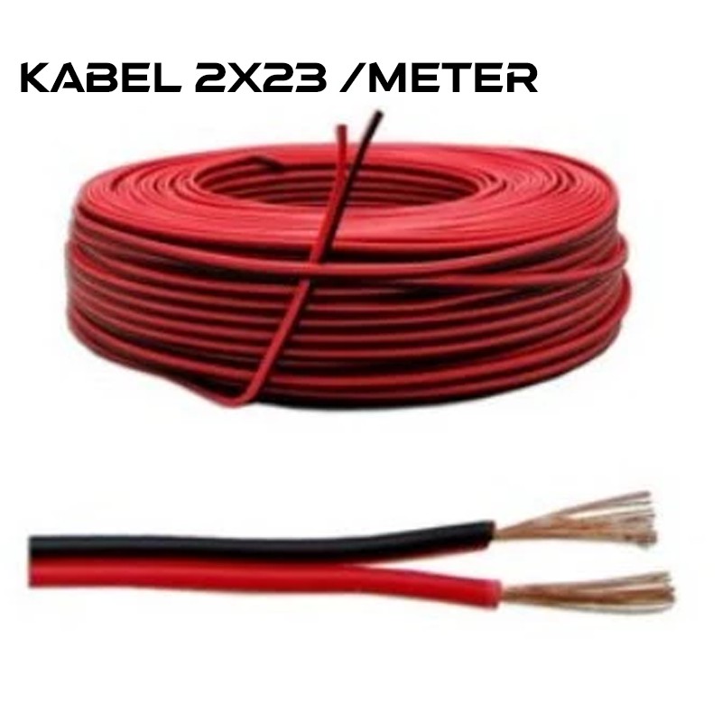 Jual Kabel listrik kecil 2x23 per meter. | Shopee Indonesia