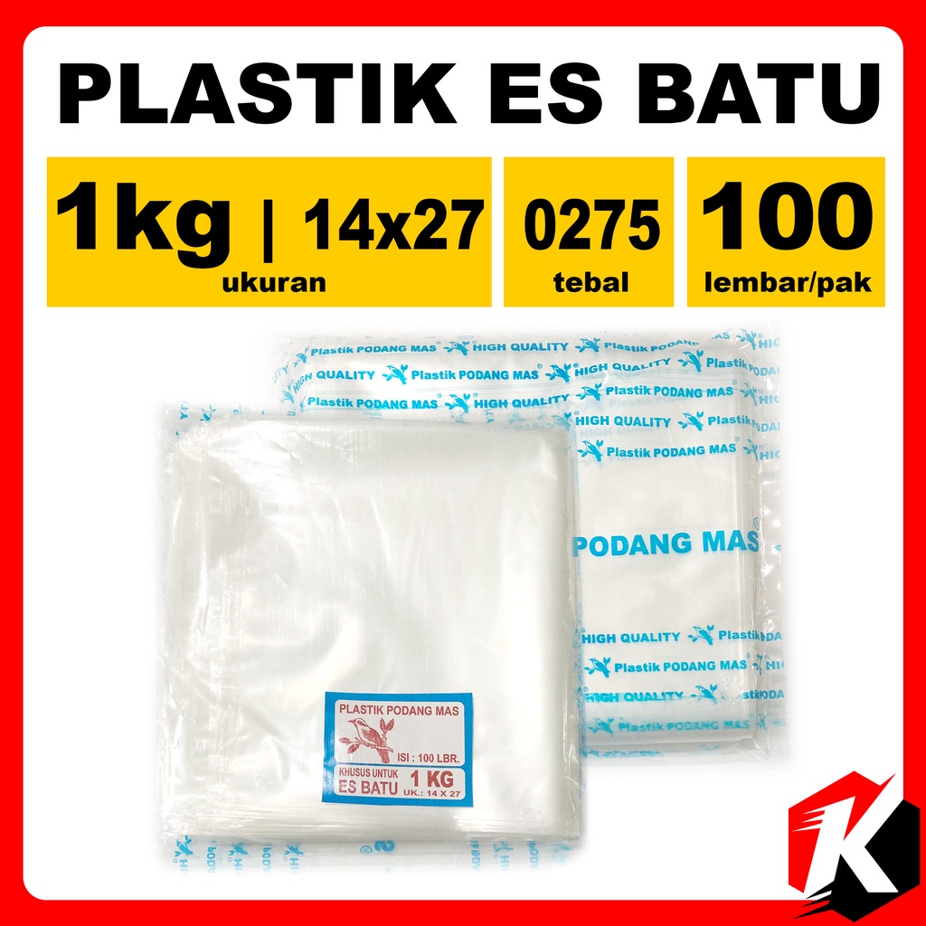 Jual Plastik es batu 14 x 27 isi 100 Lembar | Shopee Indonesia