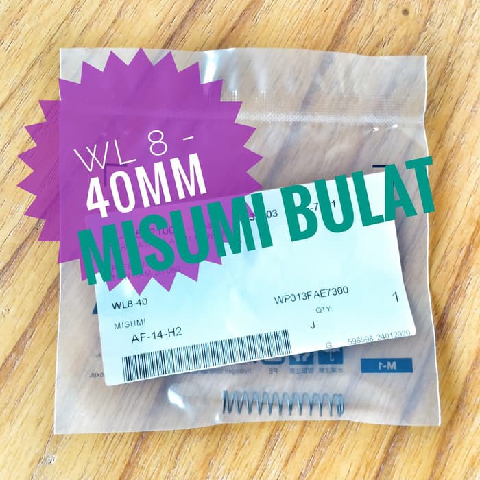 Jual Dijual Per Misumi Bulat WL od8 40mm - Per Pcp - Per Valve Pcp - Misumi Ori terbaik | Shopee ...