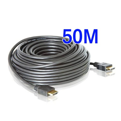 Jual Kabel HDMI To HDMI 50 Meter V1.4 - Merk Netline | Shopee Indonesia