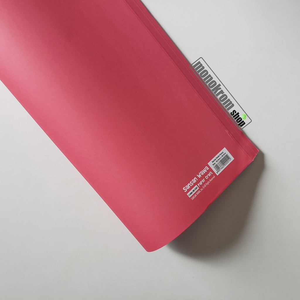 Jual Kertas Kado Sansan Wawa Motif Polos Warna Pink Punch - Wrapping ...