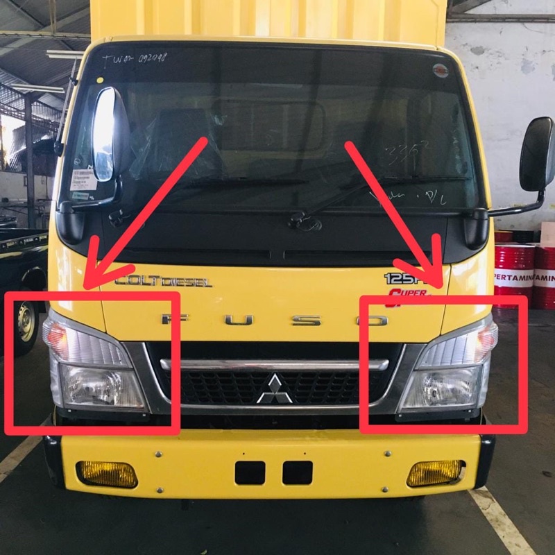 Jual Lampu depan canter set original 100% 110ps, 125ps, 136ps asli KTB ...