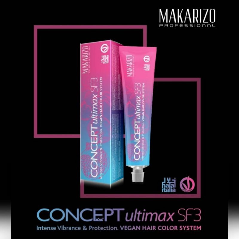 Jual MAKARIZO Concept Ultimax Hair Color SF3 90mL | Shopee Indonesia