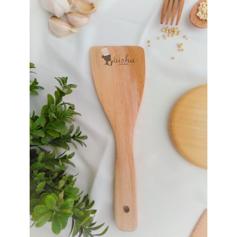 Jual Spatula Kayu/ Sutil kayu/sutil jepang/sodet kayu/spatula kayu ...